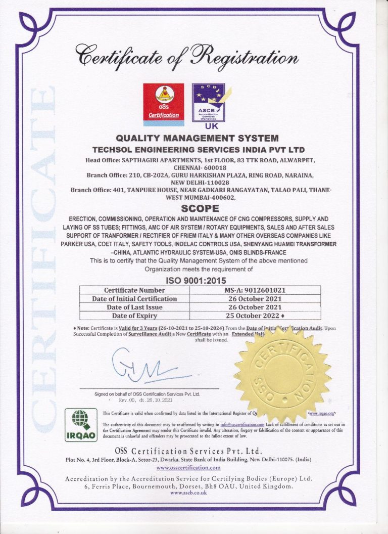 About Us – Techsol Engineering Services (India) Pvt Ltd,